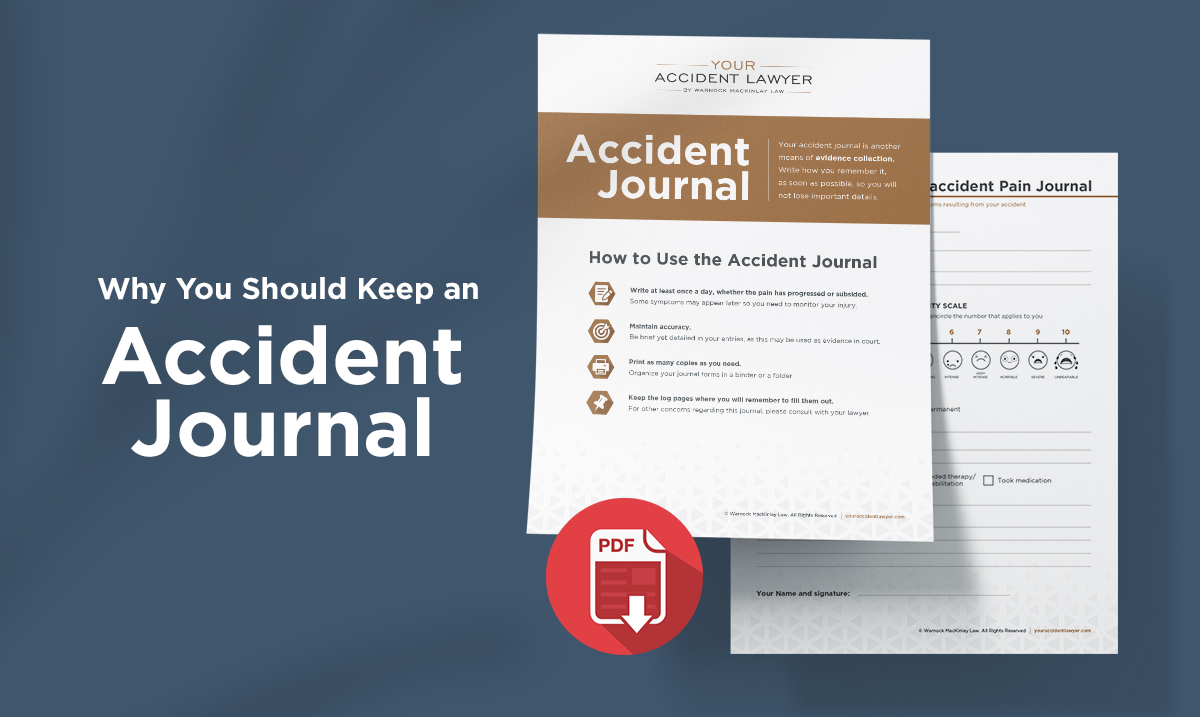Why You Should Keep an Accident Journal | Warnock MacKinlay Law