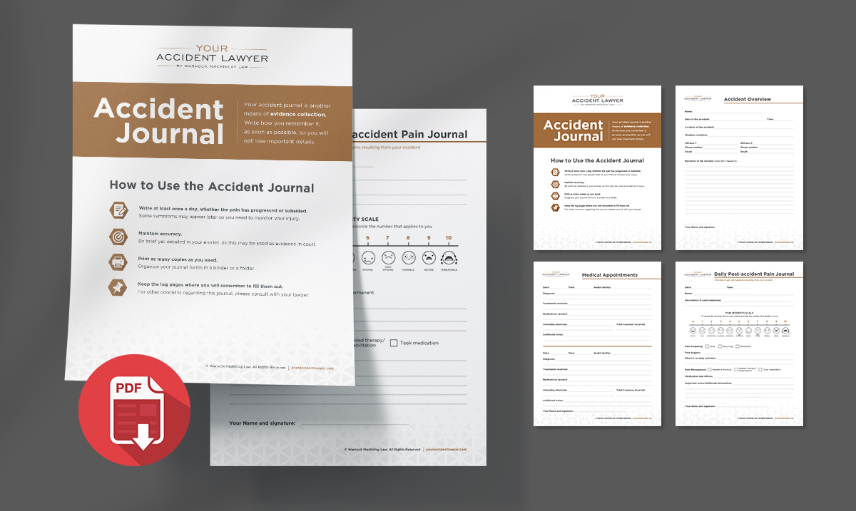 Why You Should Keep an Accident Journal | Warnock MacKinlay Law